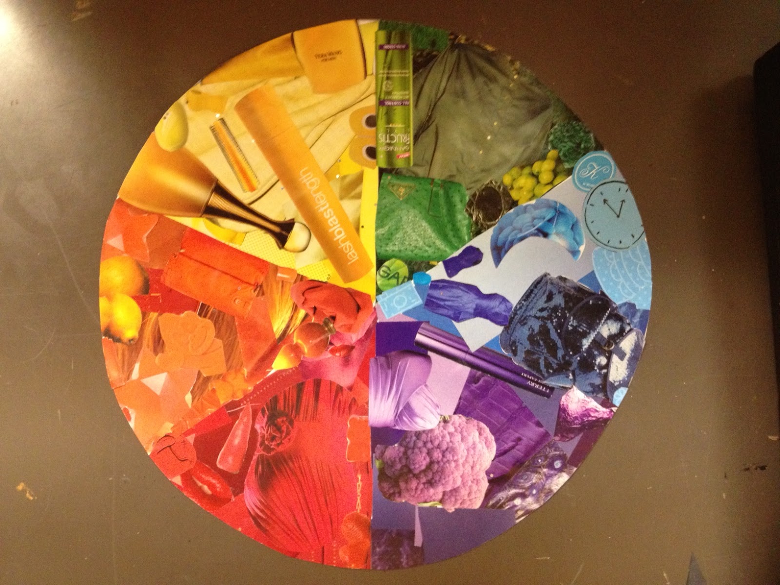 PCSST Art Studio!: Color Wheel - Collage