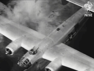 World War II in Pictures: Watch a B-24 Go Down
