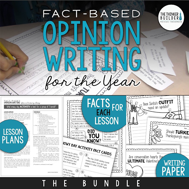 How to Use Facts in Opinion Writing & Persuasive Writing