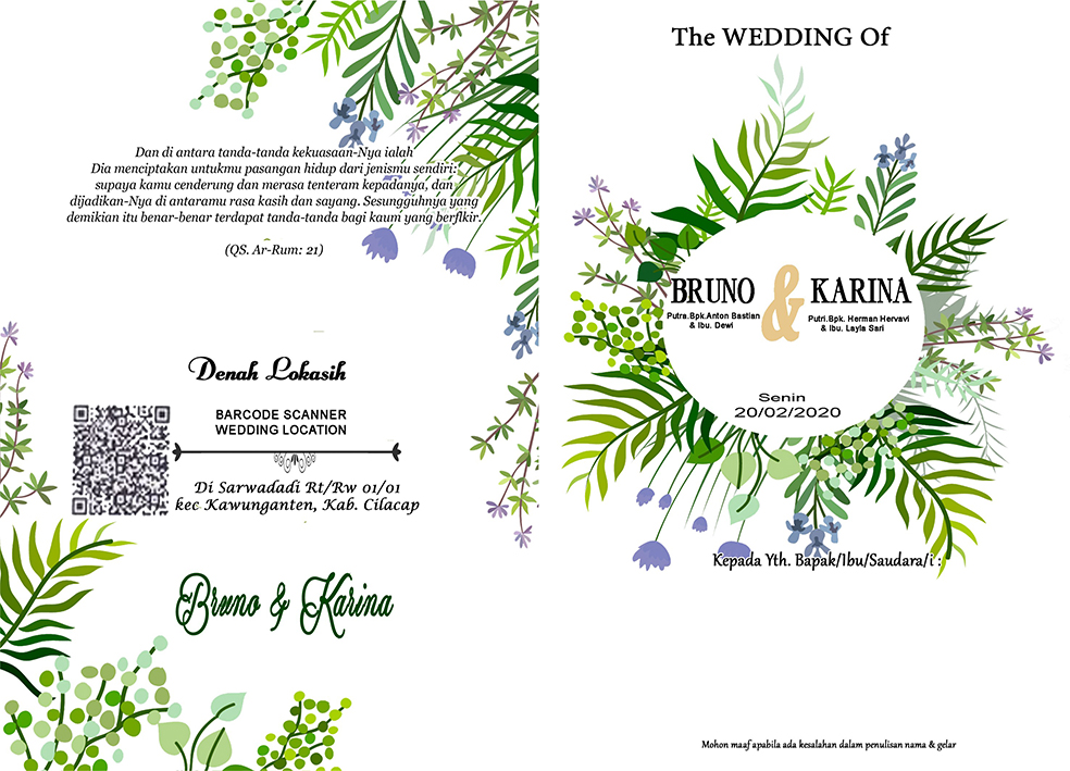 Free 10 Desain Undangan Pernikahan Rustic Photoshop (Free PSD ...