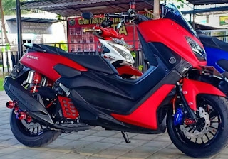 Modifikasi Nmax Hitam, Putih dan Abu Abu Terbaru 2020 - Dudungmaman07
