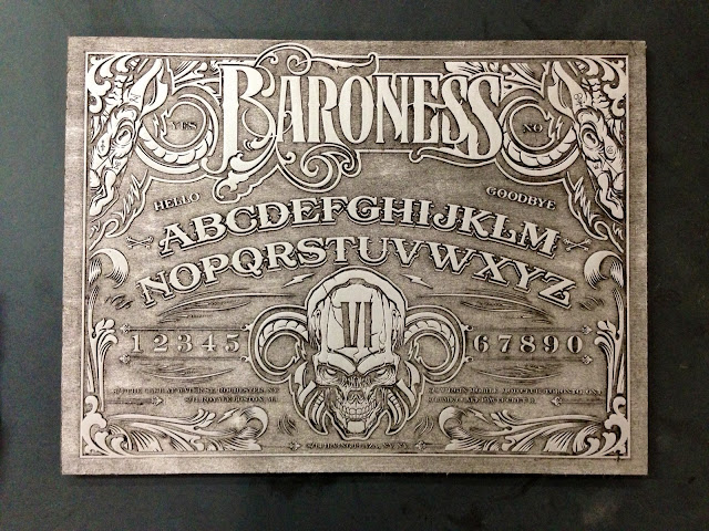 INSIDE THE ROCK POSTER FRAME BLOG: Baroness Hydro74 WOOD Laser Engraved ...