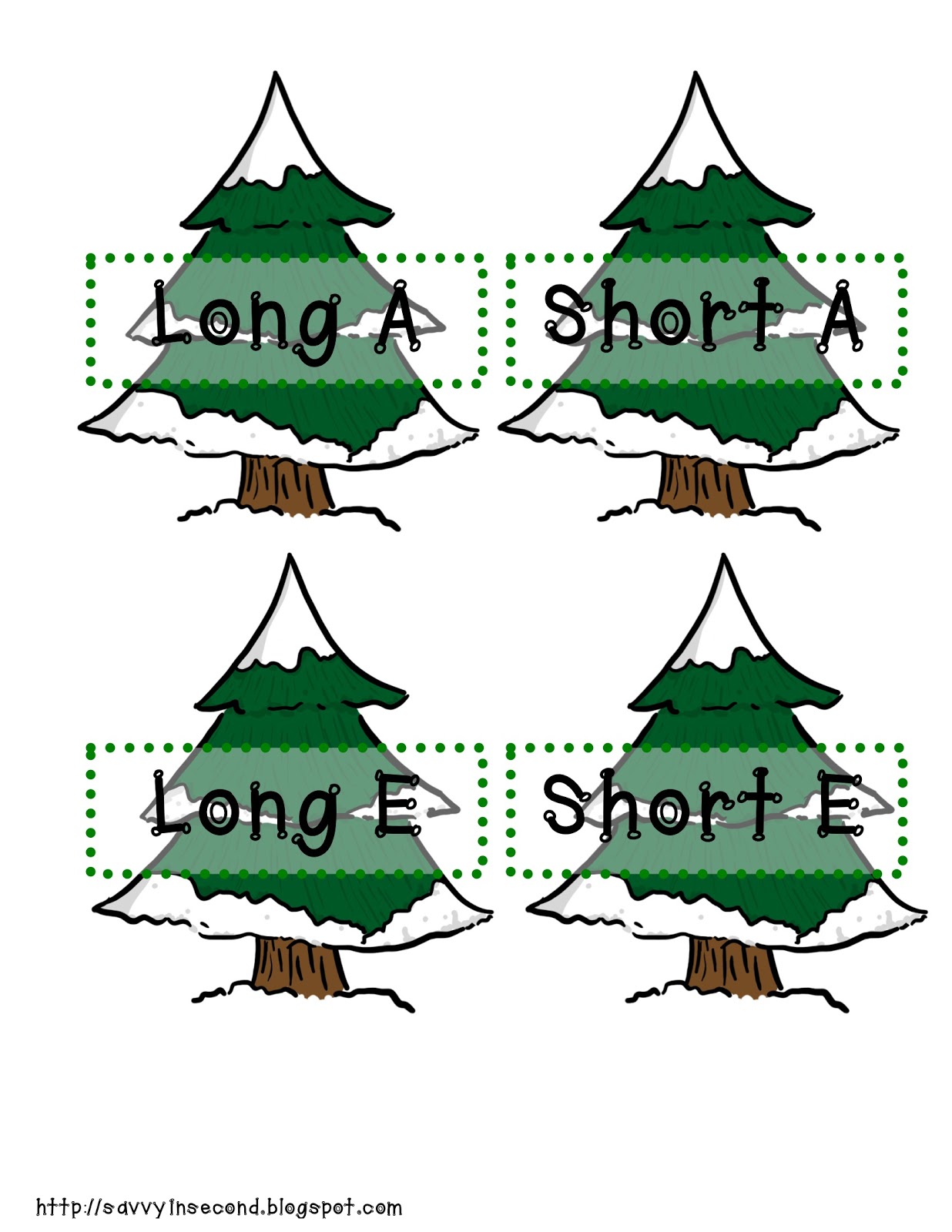 Savvy in Second: Christmas Literacy Centers