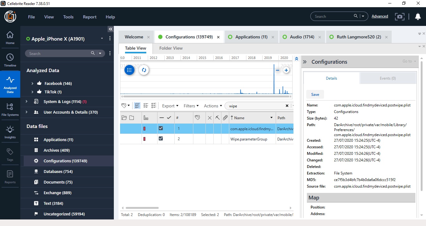 Digital Forensics Examiner: Mobile Forensics:cellebrite CTF