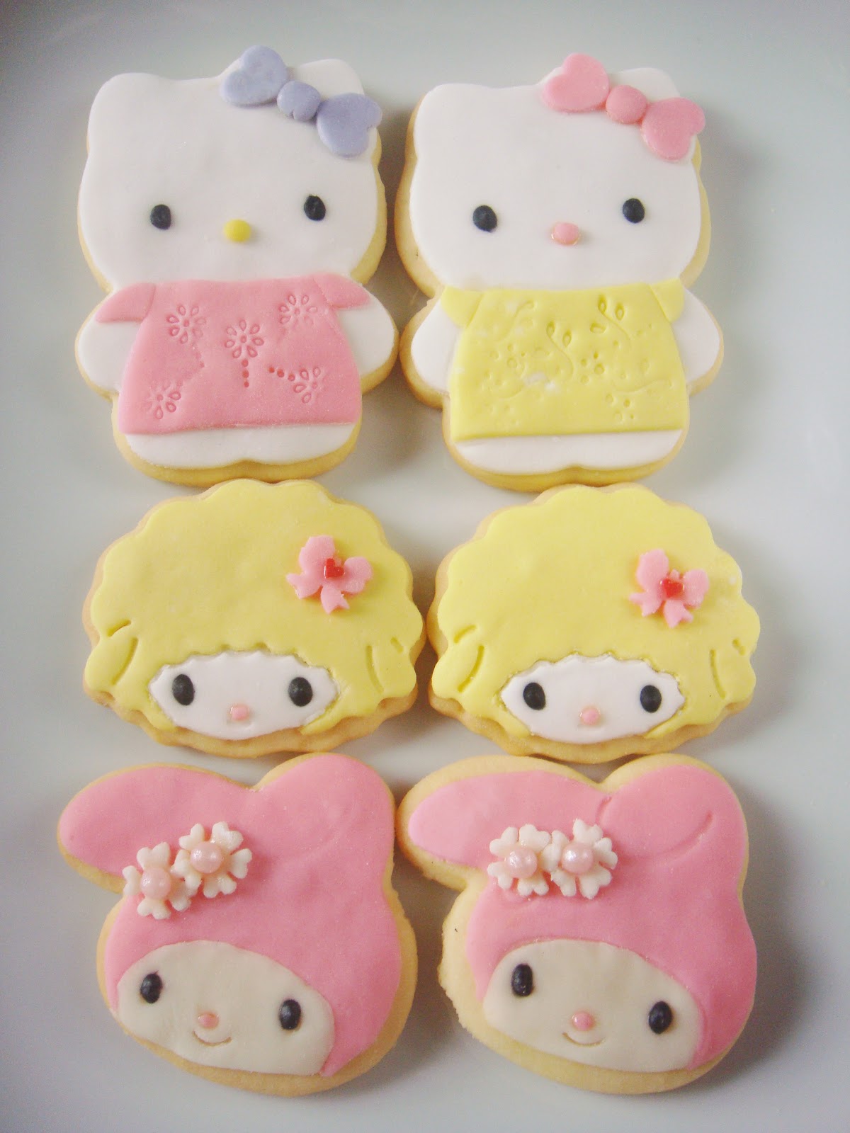 My Cooking Experiments Hello Kitty My Melody And Friend Cookies My Cooking Experiments Hello Kitty My Melody And Friend Cookies