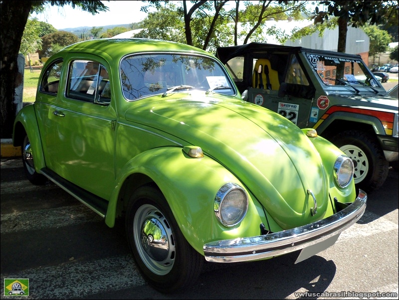VW Fusca Brasil: Cores - Verde Hippie