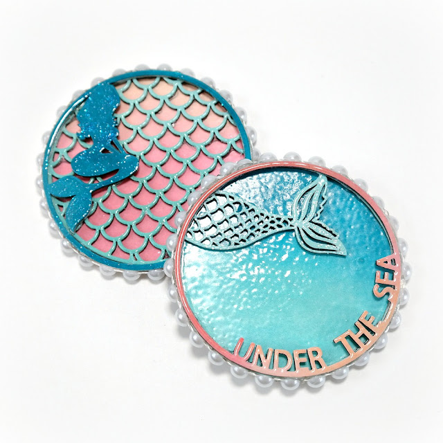 Mermaid Artist Trading Coins - Clearsnap