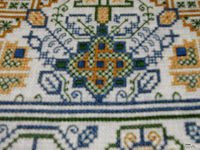 The Song of my Needle : Ann Scutt - Day 12 Completed the sampler