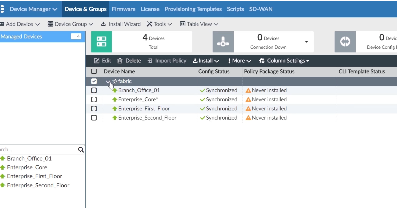 Blog Técnico FORTINET: FortiManager: Como reconciliar configuraciones y ...