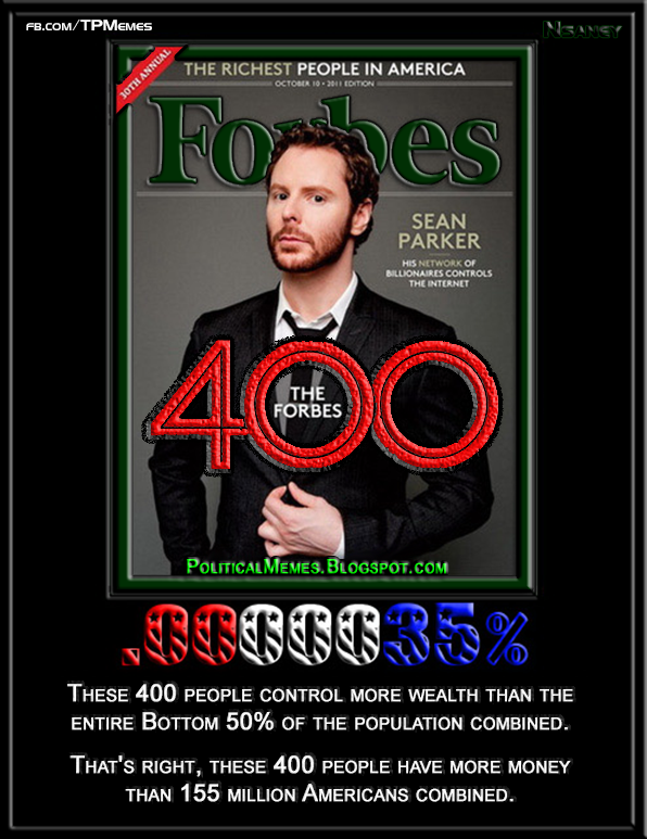 Political Memes: Forbes 400 Wealthiest Americans Worth More Than 155 ...
