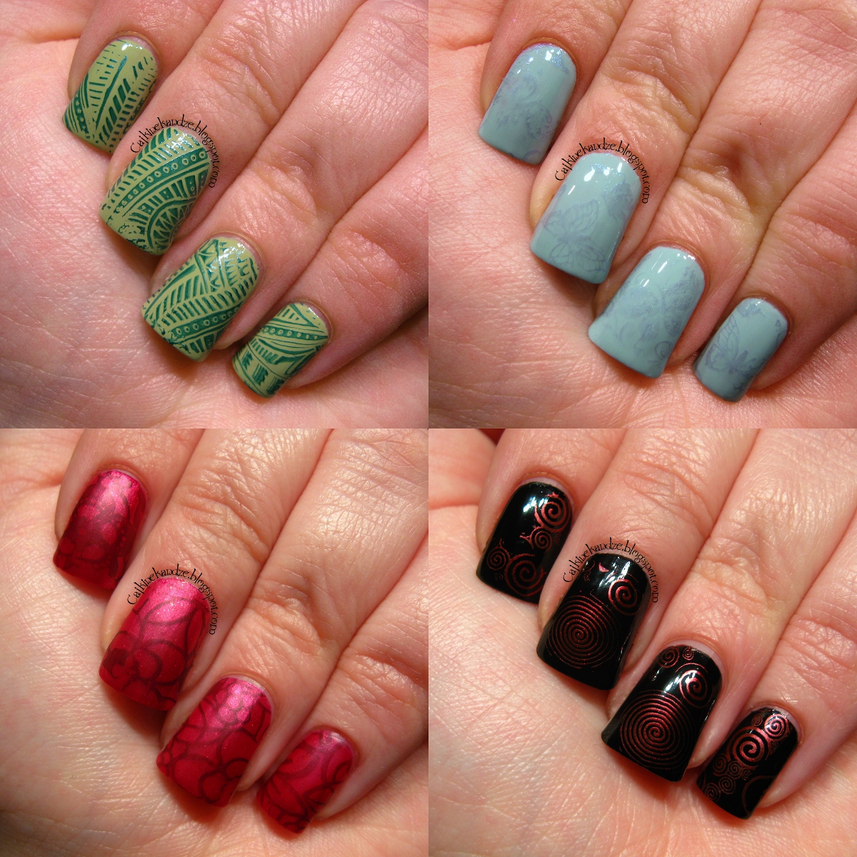 Born Pretty Stamping Plate BP07 | Cajkine kandže i sve njihove boje