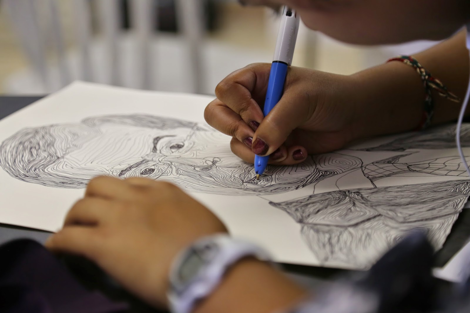 Grauer Art: Line drawing, Internship Art