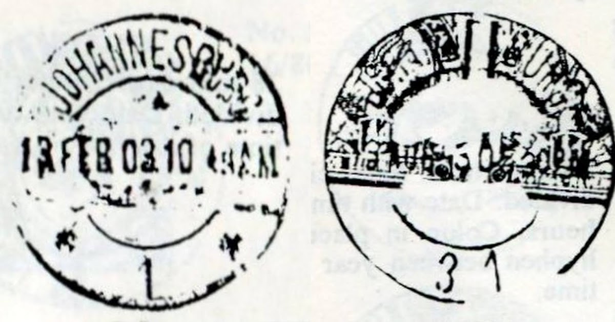 Johannesburg GPO and Suburban Post Offices - Postmarks and Postal ...