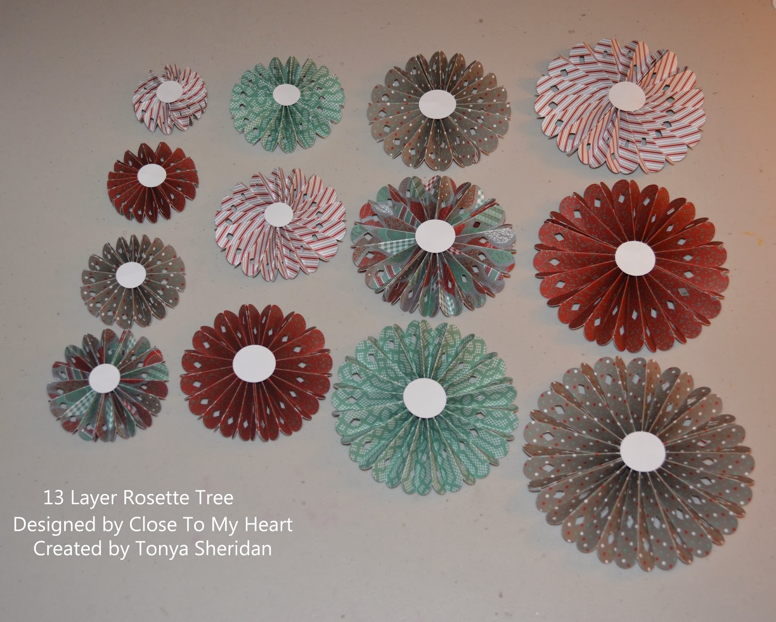 In All Sassiness: Rosette Tree Tutorial