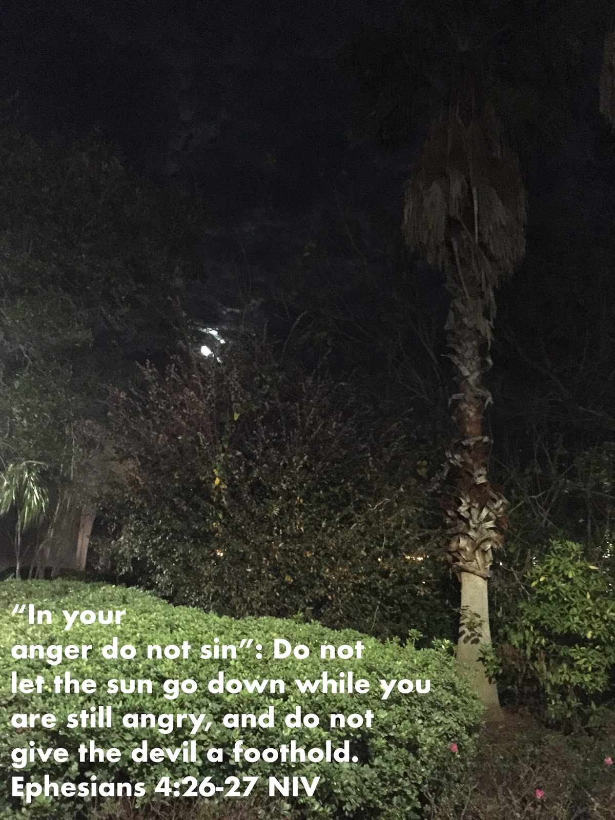 My Strength: Ephesians 4:26-27 - "Let It Go"