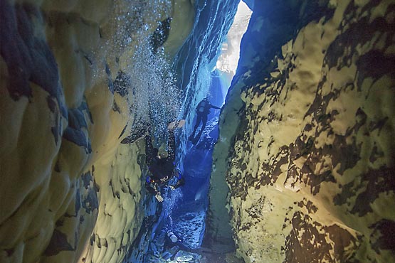 DEVIL'S HOLE CAVE DIVE PROJECT, DEATH VALLEY NATIONAL PARK. - ADAM HAYDOCK