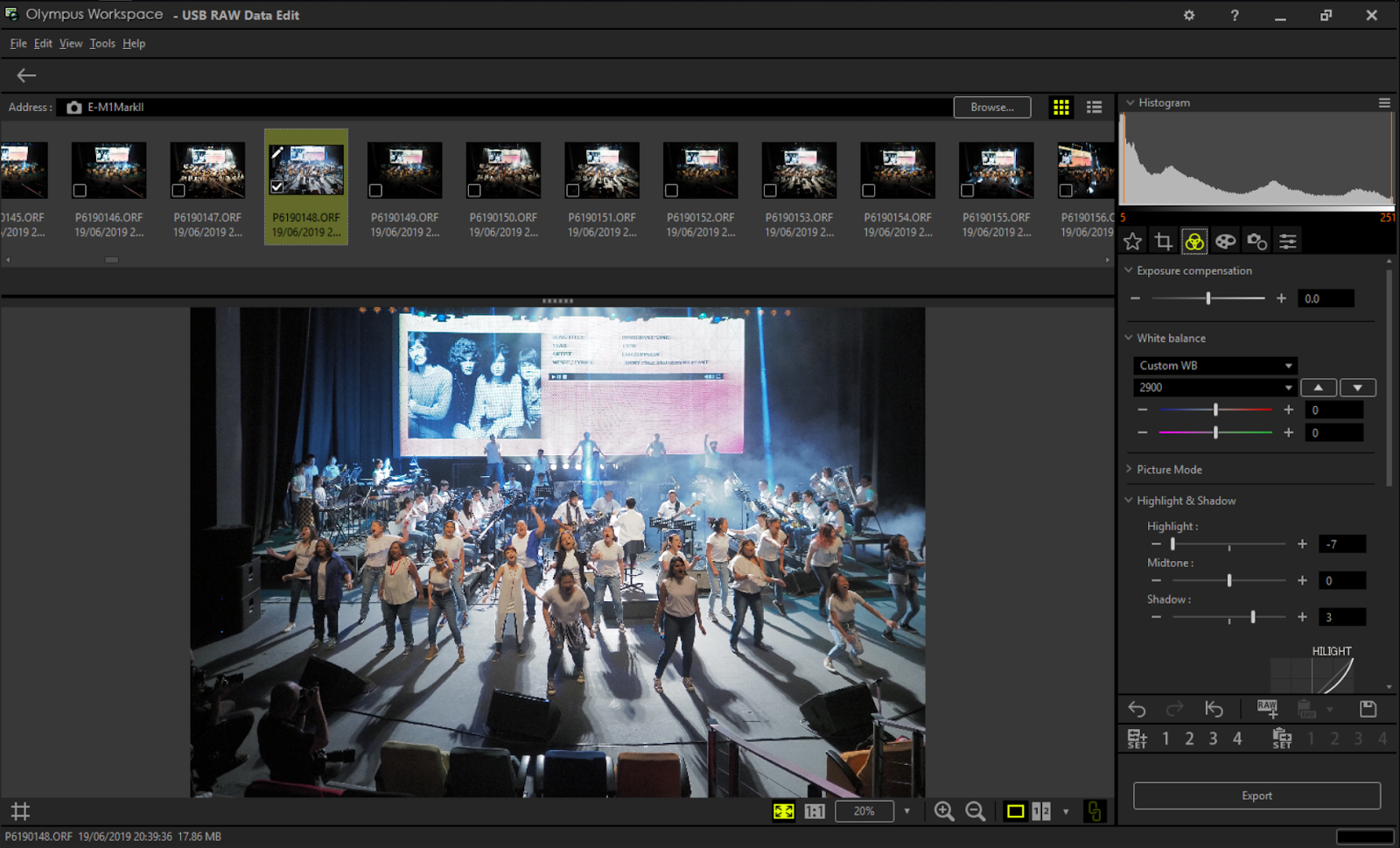 ROBIN WONG : Olympus USB RAW Data Edit - New Feature Explained
