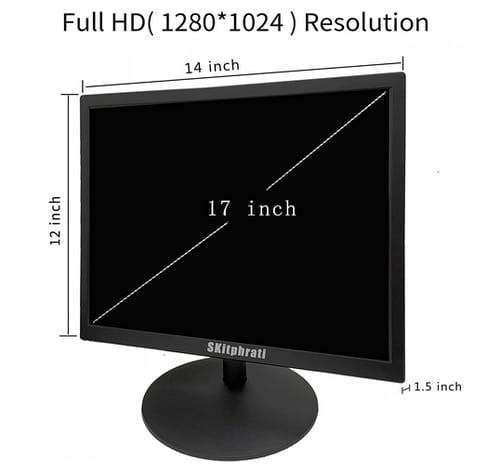 Review SKitphrati 17 Inch PC LED Monitor