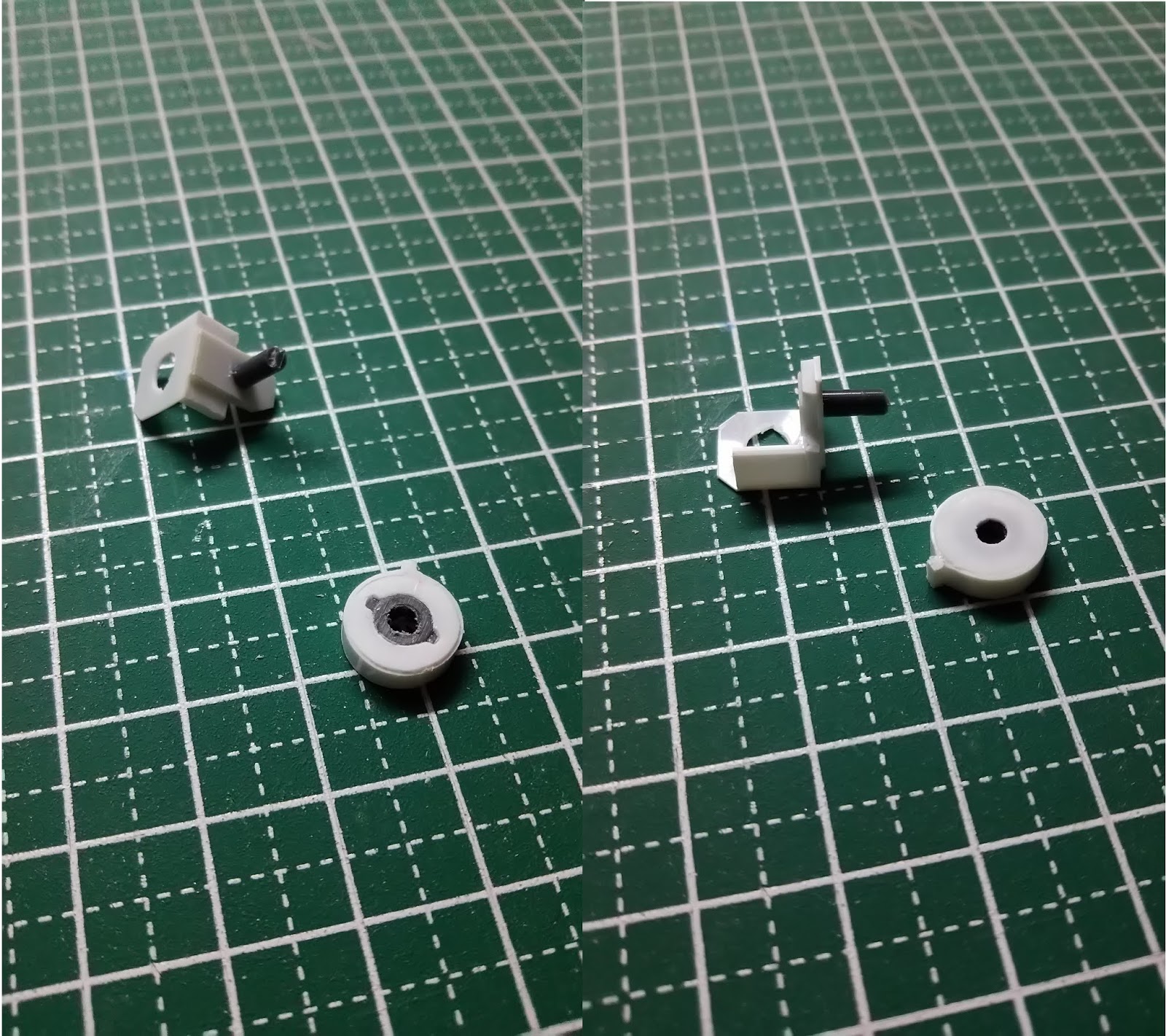 GUNPLA-Linux: Duel Disk!自作。塗装はまだ。