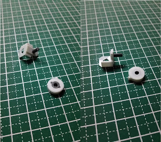 GUNPLA-Linux: Duel Disk!自作。塗装はまだ。