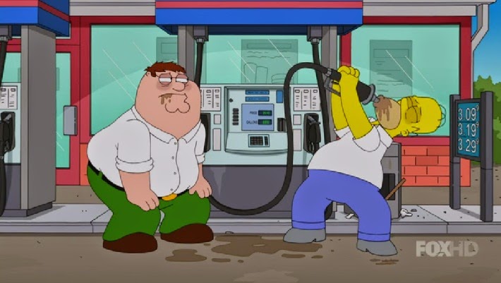 Family Guy x The Simpsons: Top 15 Funny Moments from The Simpsons Guy ...