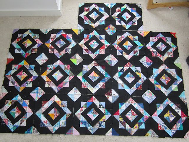 Made by Frederica: WIP _ Goth quilt