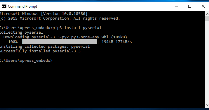 Serial Communication Using Python Embedded Laboratory