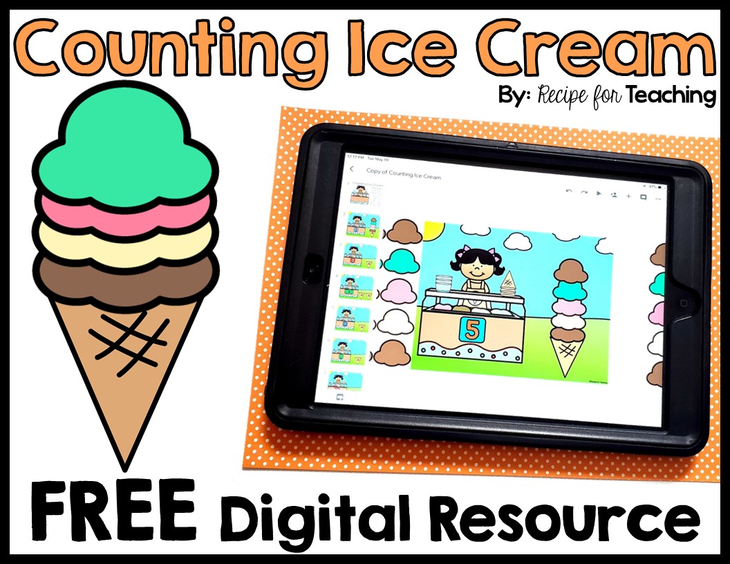 Counting Ice Cream - Recipe for Teaching