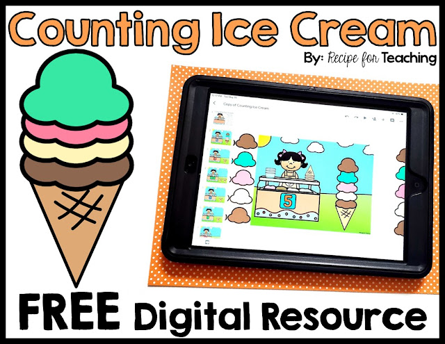 Counting Ice Cream - Recipe for Teaching