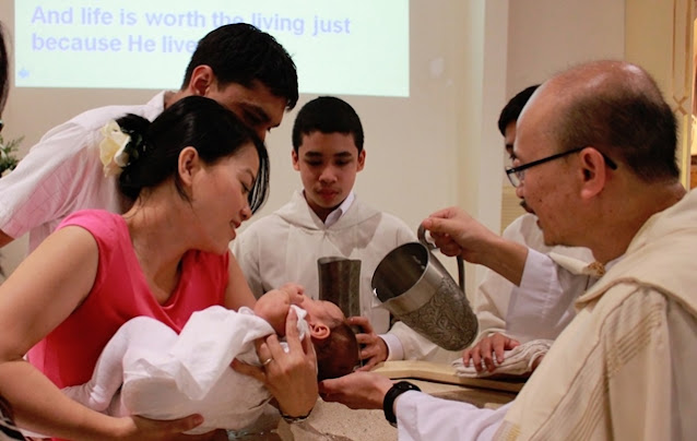 Diocese of Miri: Pembaptisan Bayi