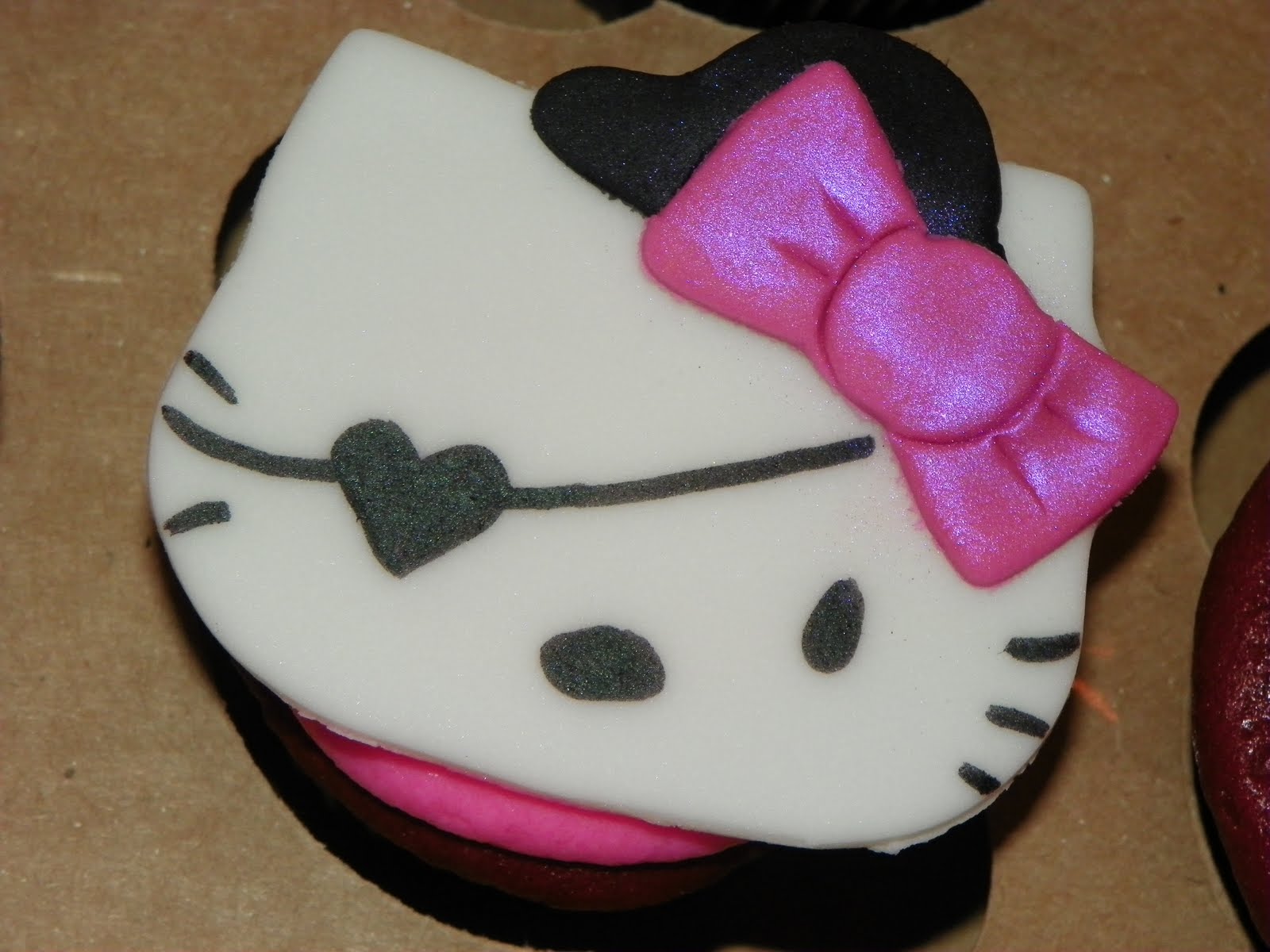 Goth Hello Kitty Cake