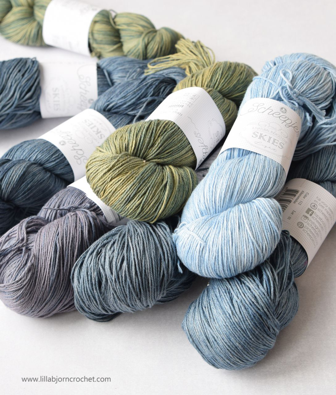 Skies: new vegan yarn from Scheepjes | LillaBjörn's Crochet World