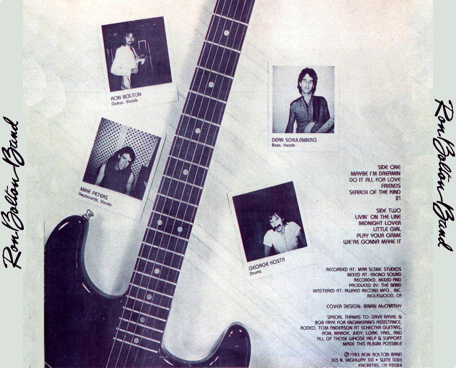 AOR Night Drive: Ron Bolton Band - Ron Bolton Band (1983)