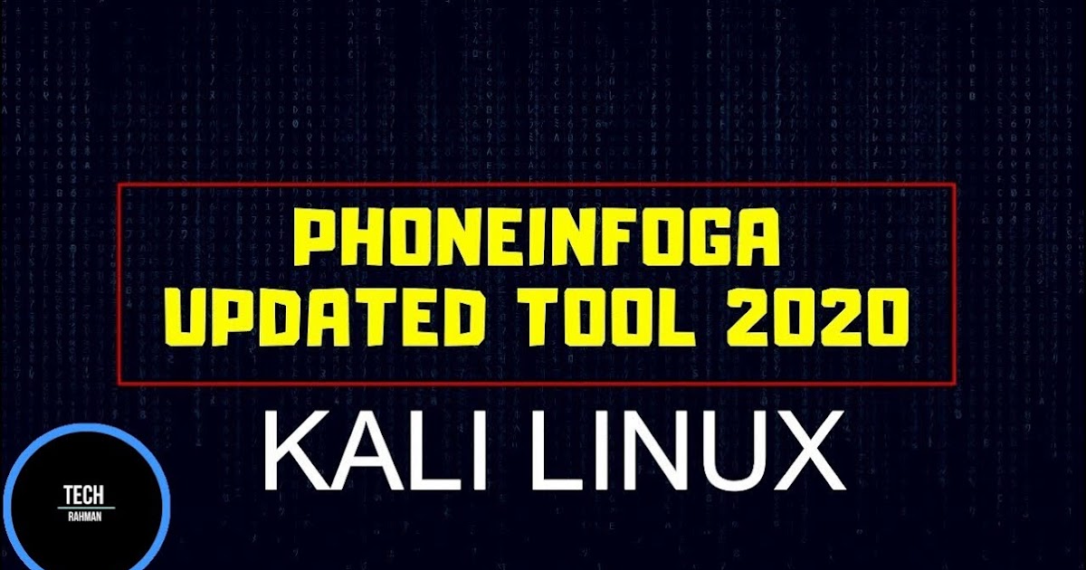 How to install PhoneInfoga in Kali Linux || Phone number Information ...