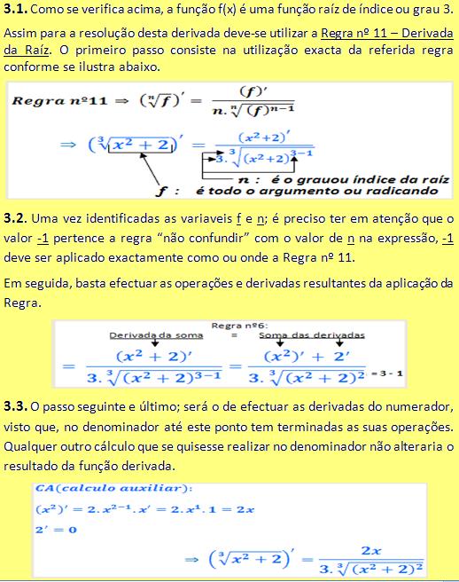 Aprender Matemática: DERIVADAS