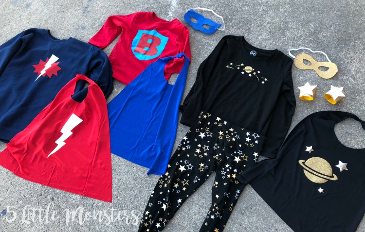 5 Little Monsters: Create Your Own Superhero Costumes