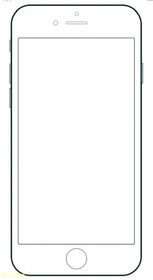 Iphone Coloring Page ~ Coloring Pages