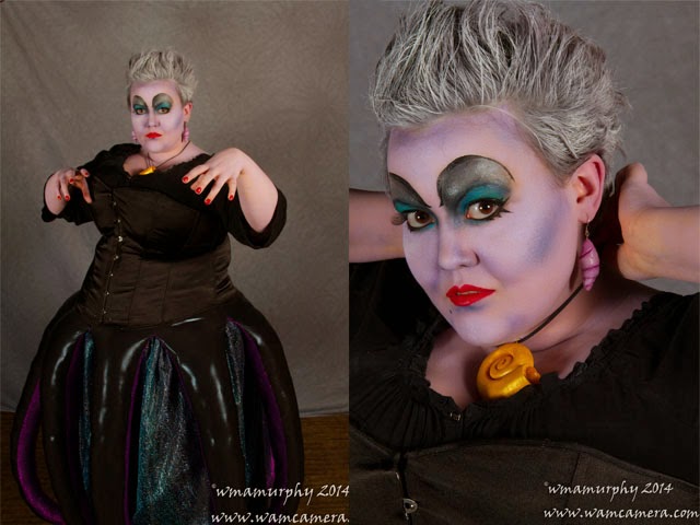 Ursula makeup and costume | Velvet Pixie