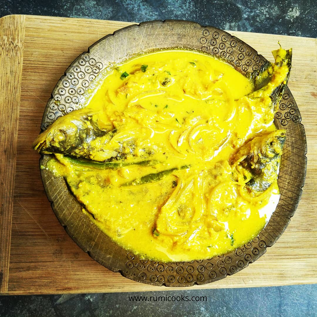 Pabda Shorshe : Bengali Style Pabo Catfish Cooked In Mustard Seeds Paste