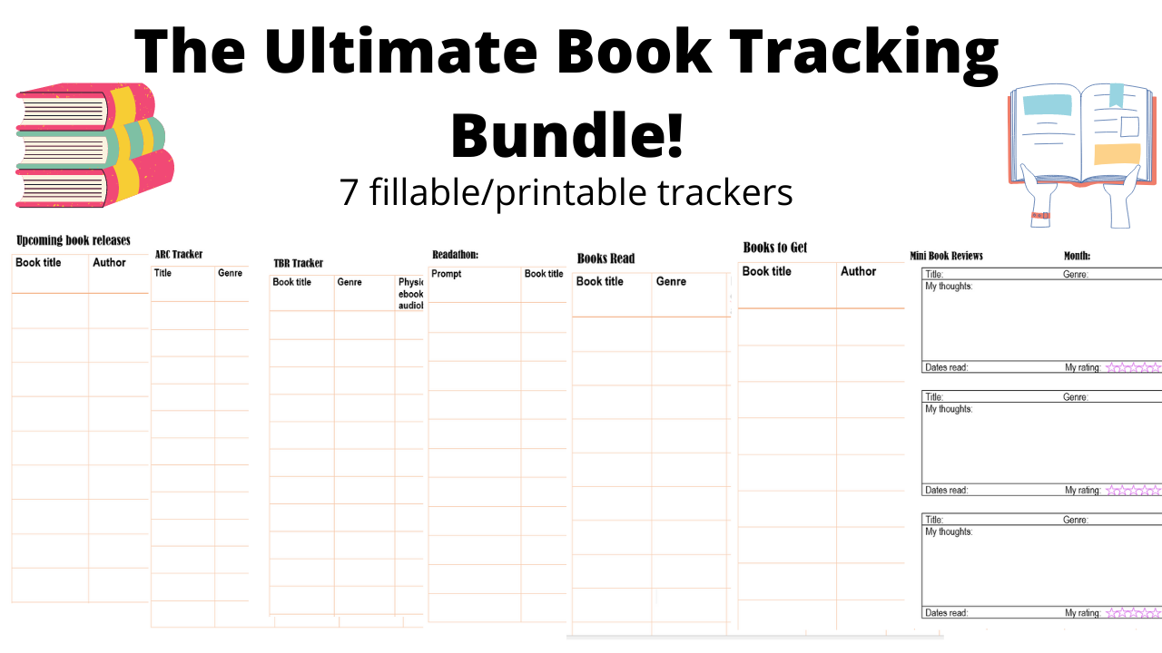 Lucy Turns Pages: I Made My First Digital Products: Book Trackers ...