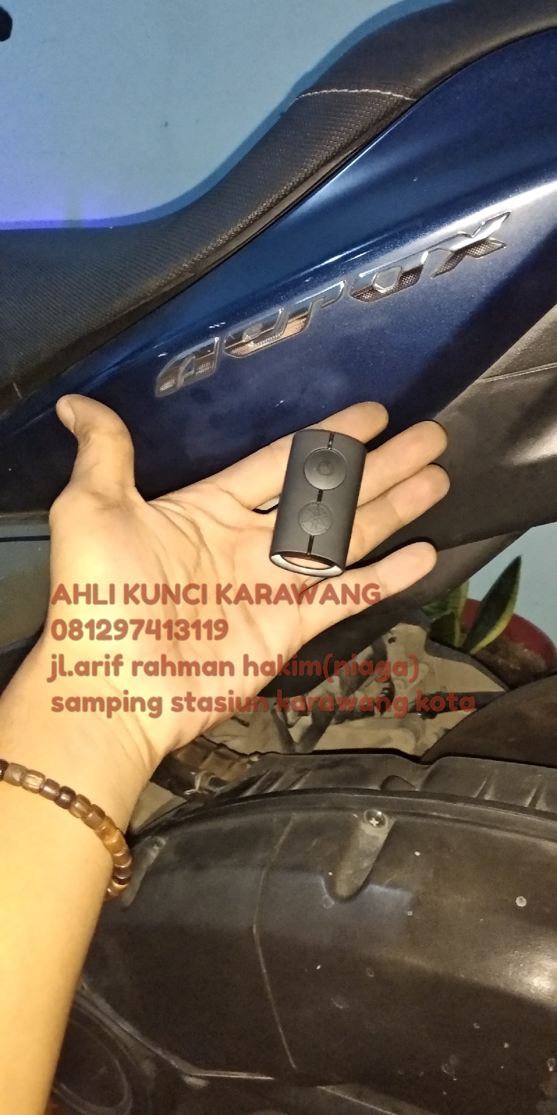 ahki kunci motor keyless yamaha karawang 081297413119