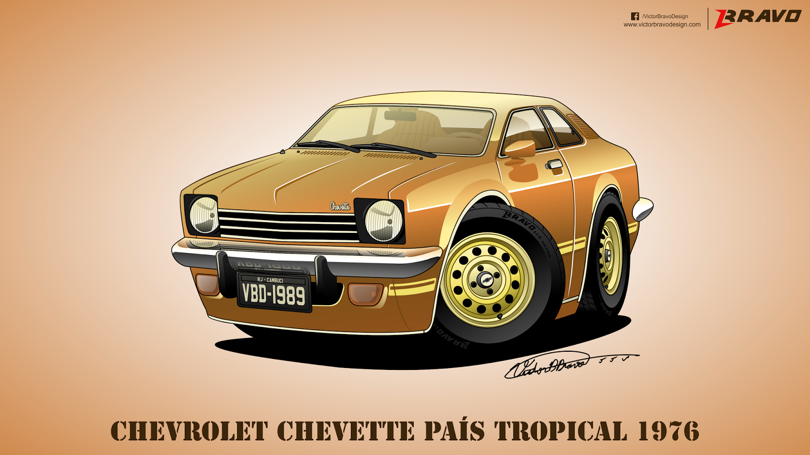 Raridades nacionais - Chevrolet Chevette País Tropical 1976
