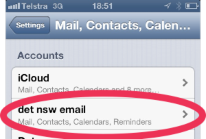 ICT DET NSW: DET NSW Email Configuration on iPad/iPhone/iPod/Mac Mail
