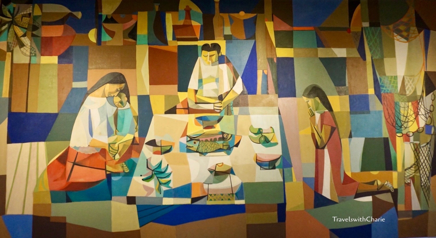 The Philippine Village Life by Vicente Silva Manansala