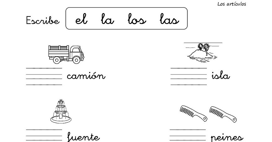 Cositas de AL y PT: El, la, los, las