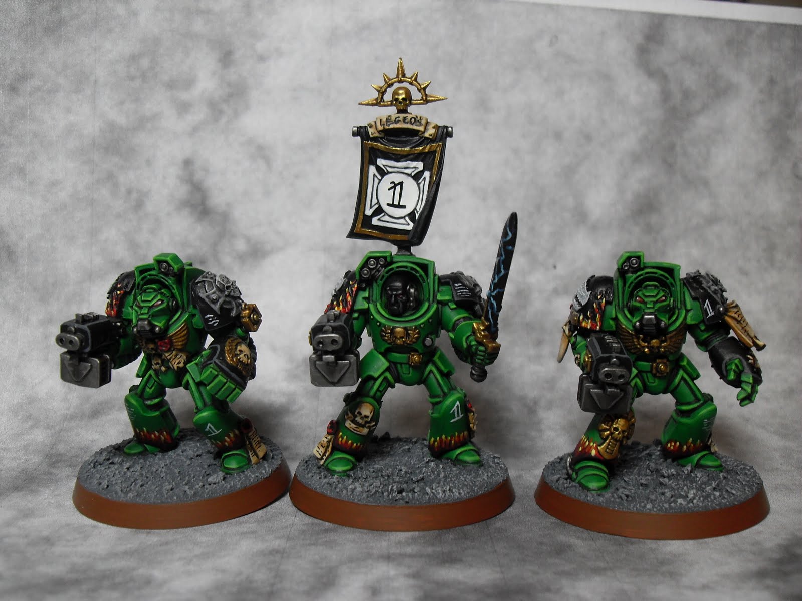 A tale of two gamers. : Salamanders Terminators complete.