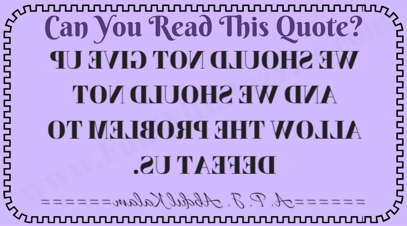 Writing Letters Backwards