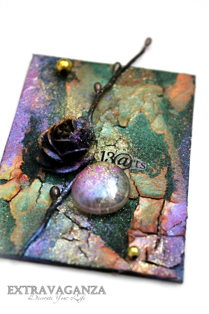 13 arts: Artist Trading Cards "13 textures"