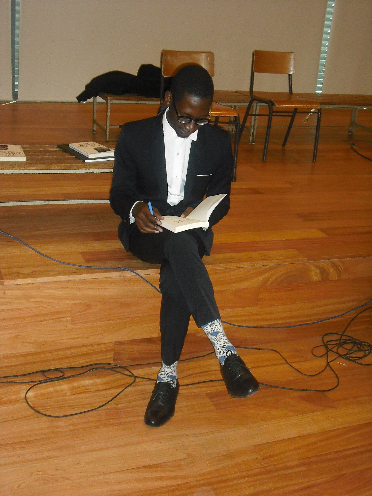 coisas novas: Kalaf Angelo na EB 2,3/ S. de S. Martinho do Porto