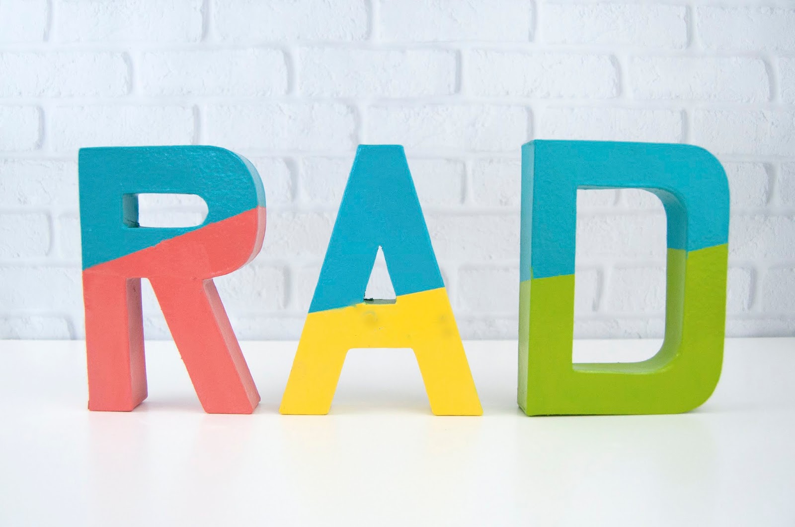 RAD Painted Paper Mache Letters: A Tutorial | Jen Gallacher